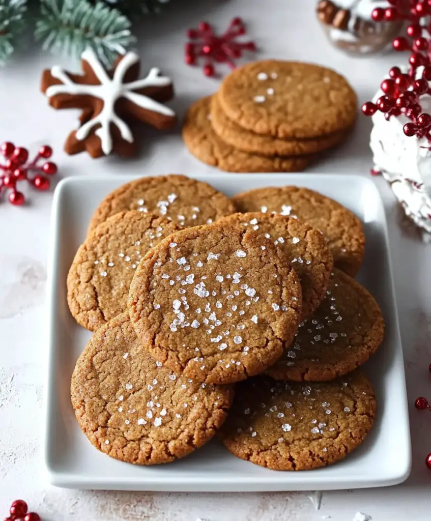 Crispy Gingerbread Cookies Recipe - easyrecipefeed.com