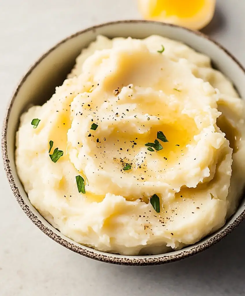 Easy Garlic Mashed Potatoes Recipe - easyrecipefeed.com