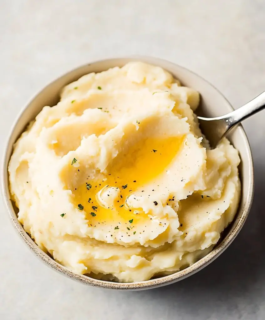 Easy Garlic Mashed Potatoes Recipe - easyrecipefeed.com