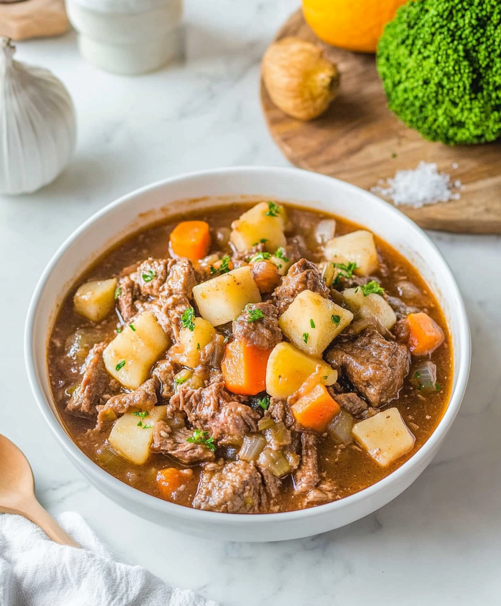 Old Fashioned Beef Stew Recipe - easyrecipefeed.com
