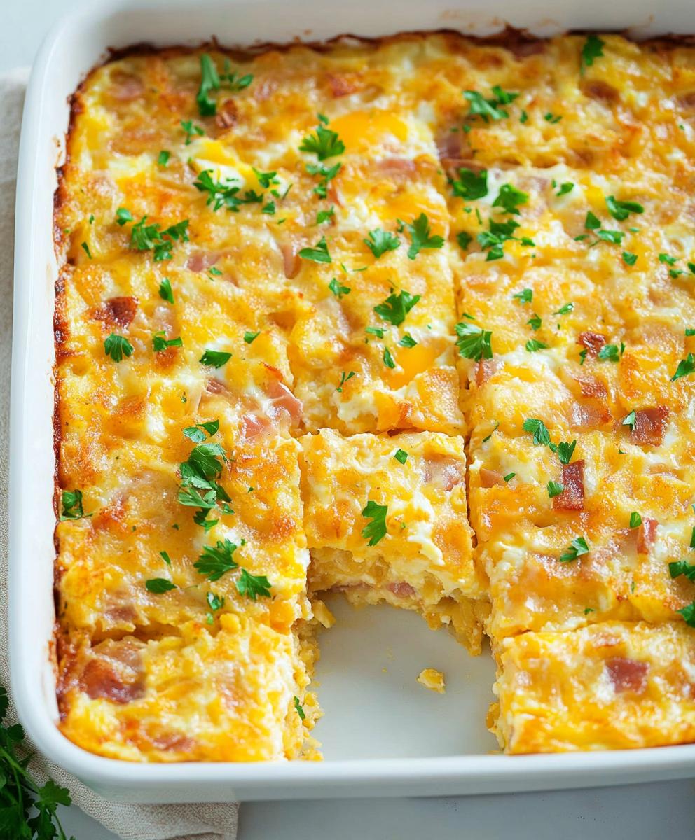 Breakfast Casserole (hash Browns & Eggs) Recipe - easyrecipefeed.com