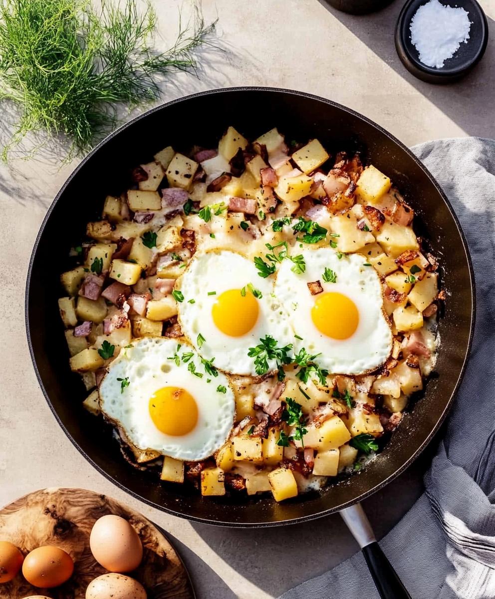 Egg, And Potato Hash Recipe - easyrecipefeed.com