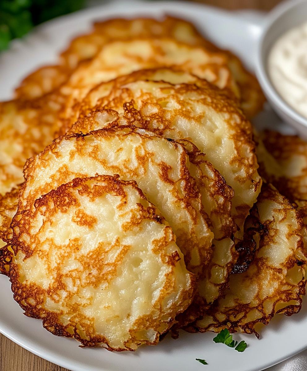 German Potato Pancakes (kartoffelpuffer) Recipe - easyrecipefeed.com