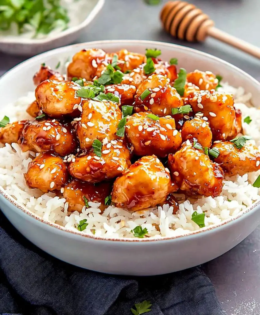 Honey Garlic Chicken Recipe - easyrecipefeed.com