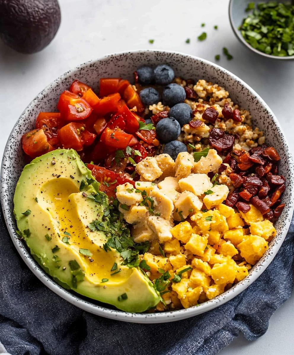 Loaded Breakfast Bowl Recipe - easyrecipefeed.com