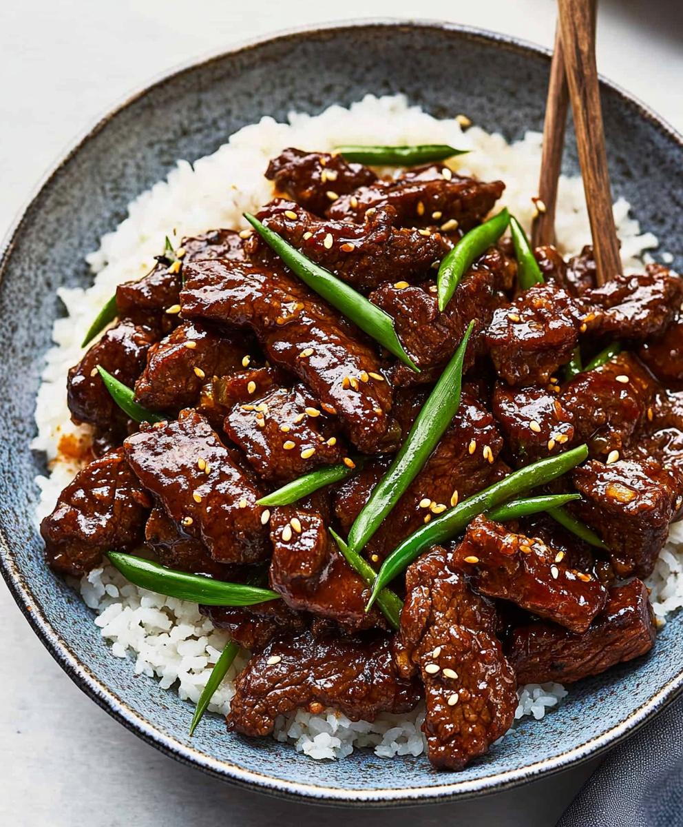 Mongolian Beef Recipe - easyrecipefeed.com